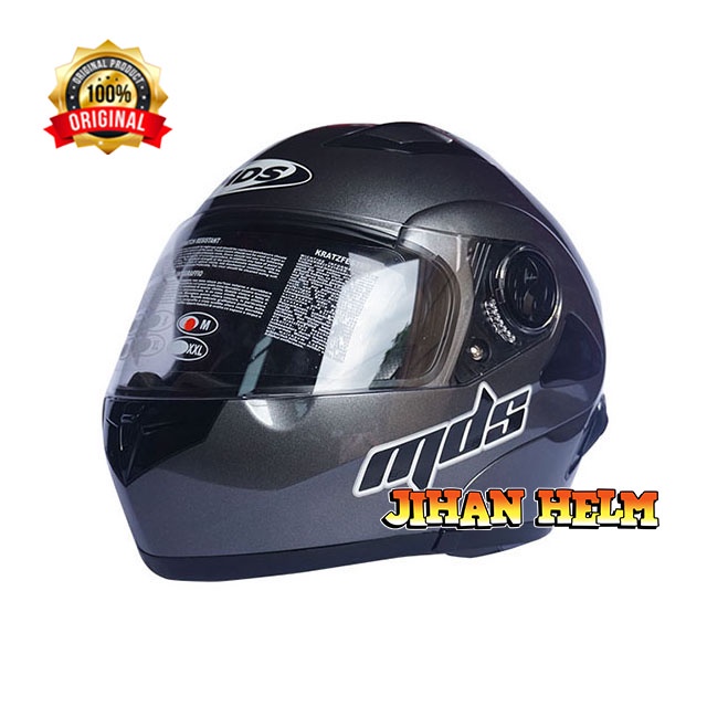 Jual HELM / MDS / HELM MDS / HELM FULL FACE MDS PRO RIDER BLACK ...