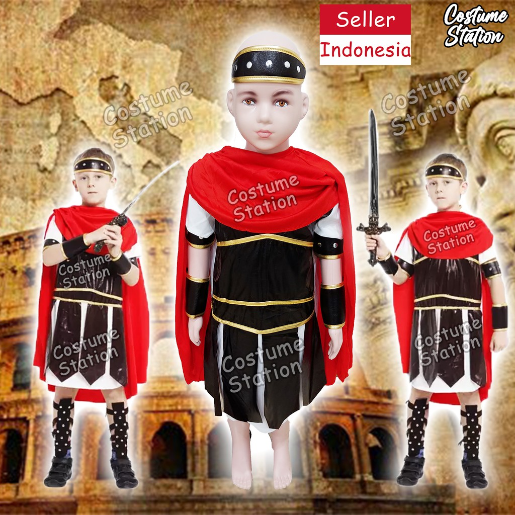 Jual Kostum Ksatria Prajurit Romawi / Costume Roman Knight anak laki ...