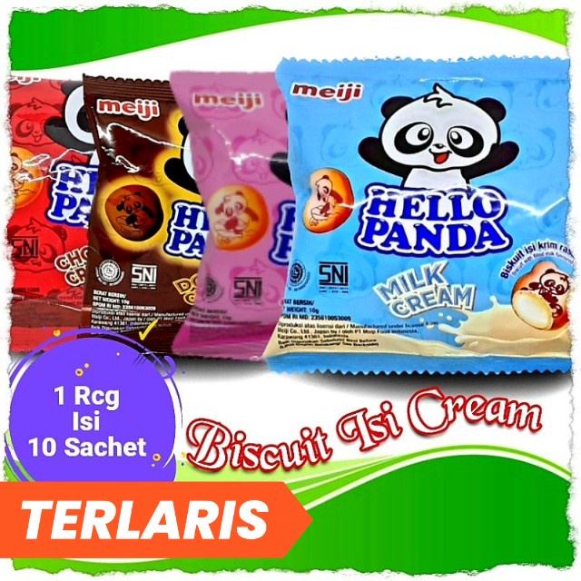 Jual Hello Panda Renceng Rasa Coklat & Strawberry | Shopee Indonesia