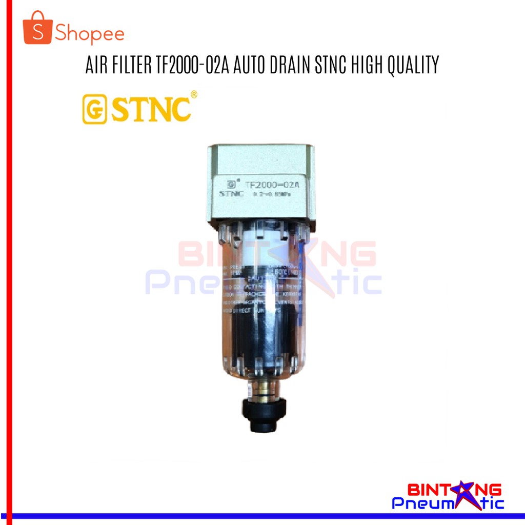 Jual TF2000-02A DRAT 1/4 INCH AUTO DRAIN AIR FILTER STNC | Shopee Indonesia