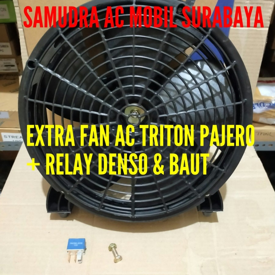 Jual Extra Fan Ac Mobil Triton - Pajero Sport All Type - Relay & Baut ...