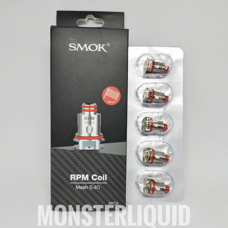 Jual COIL RELPACEMENT SMOK RPM MESH 0.4 OHM AUTHENTIC ISI 5PCS | Shopee ...