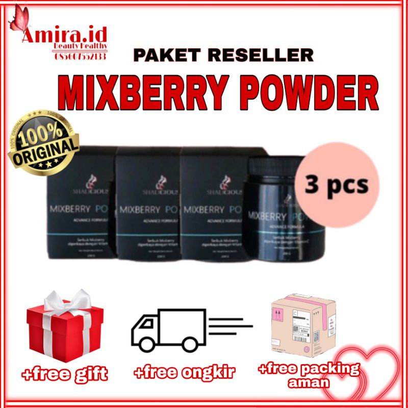 Jual PAKET RESELLER MIXBERRY ORIGINAL SHALICIOUS | Shopee Indonesia