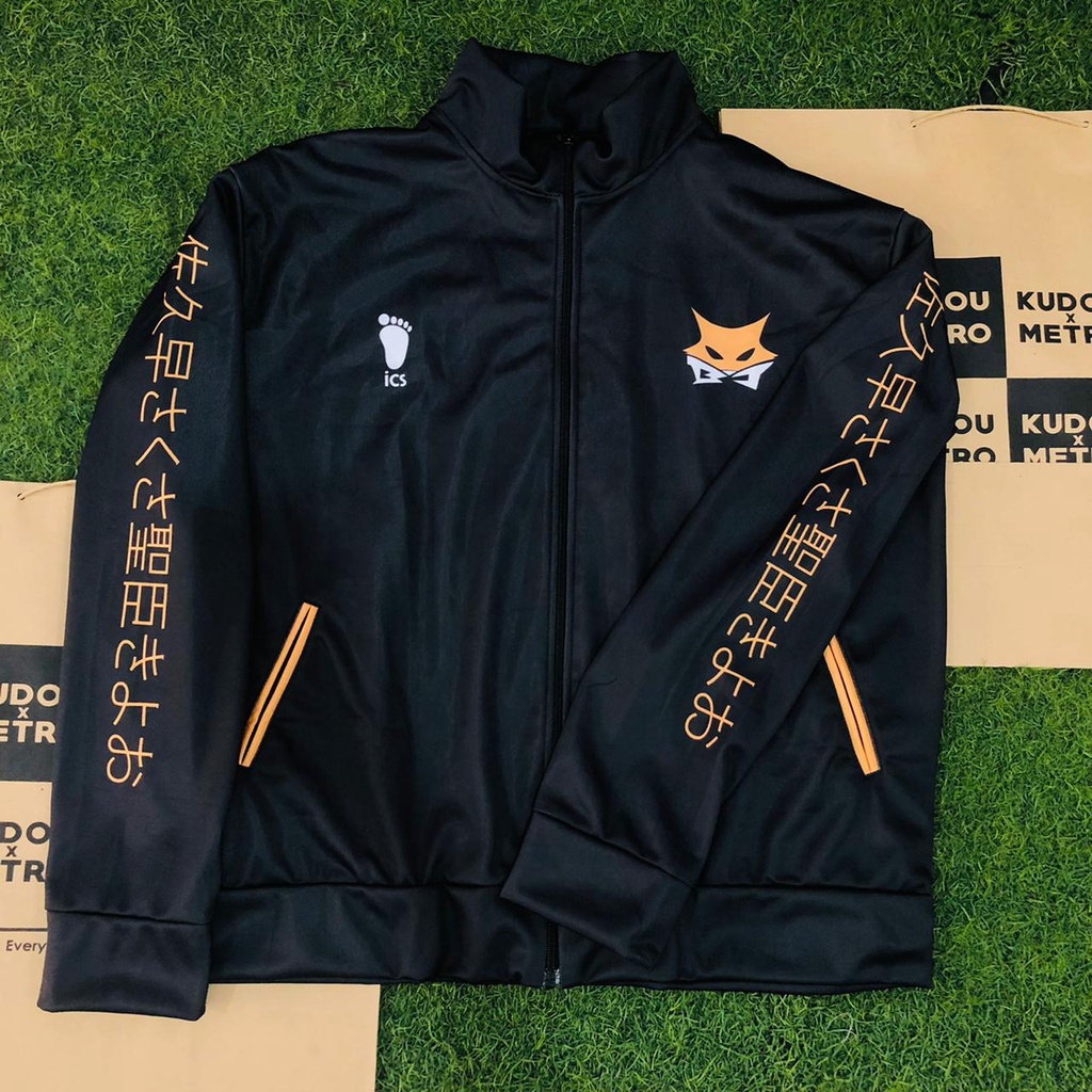 Jual MSBY Black Jackals Turtleneck Jacket Karasuno Haikyuu Team Volley ...