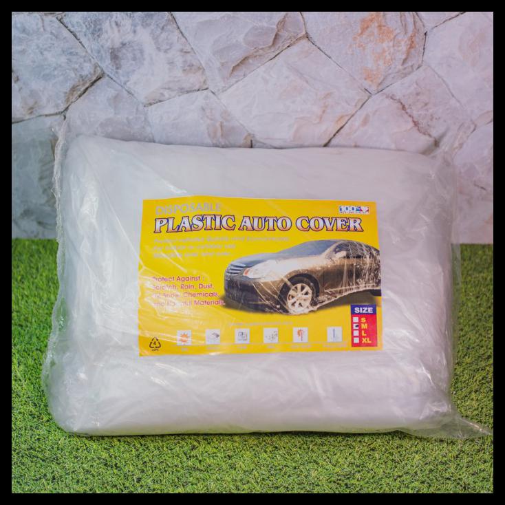 Jual Hot List Cover Mobil Transparan/Plastic Auto Cover Ukuran S/M/L ...