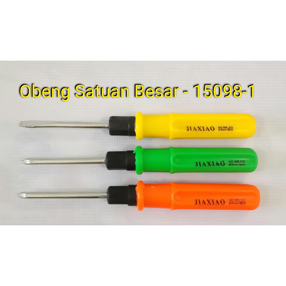 Jual TOOL OBENG 2 in 1 BESAR JIA XIAO 15098-1/ OBENG SATUAN KEMBANG ...