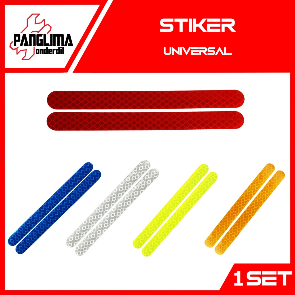 Jual Stiker Spion Merah-Kuning-Biru-Putih Sticker Anti-Pelindung-Cover ...