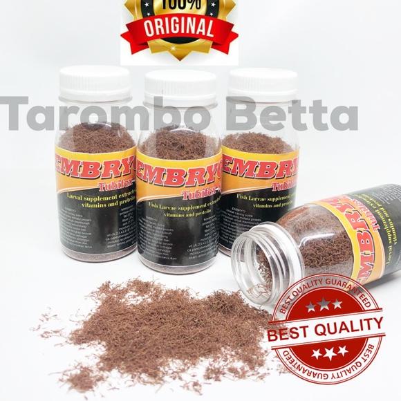 Jual Miliki EMBRYO - Cacing Sutra Kering Pakan Makanan Ikan Hias Sutera ...