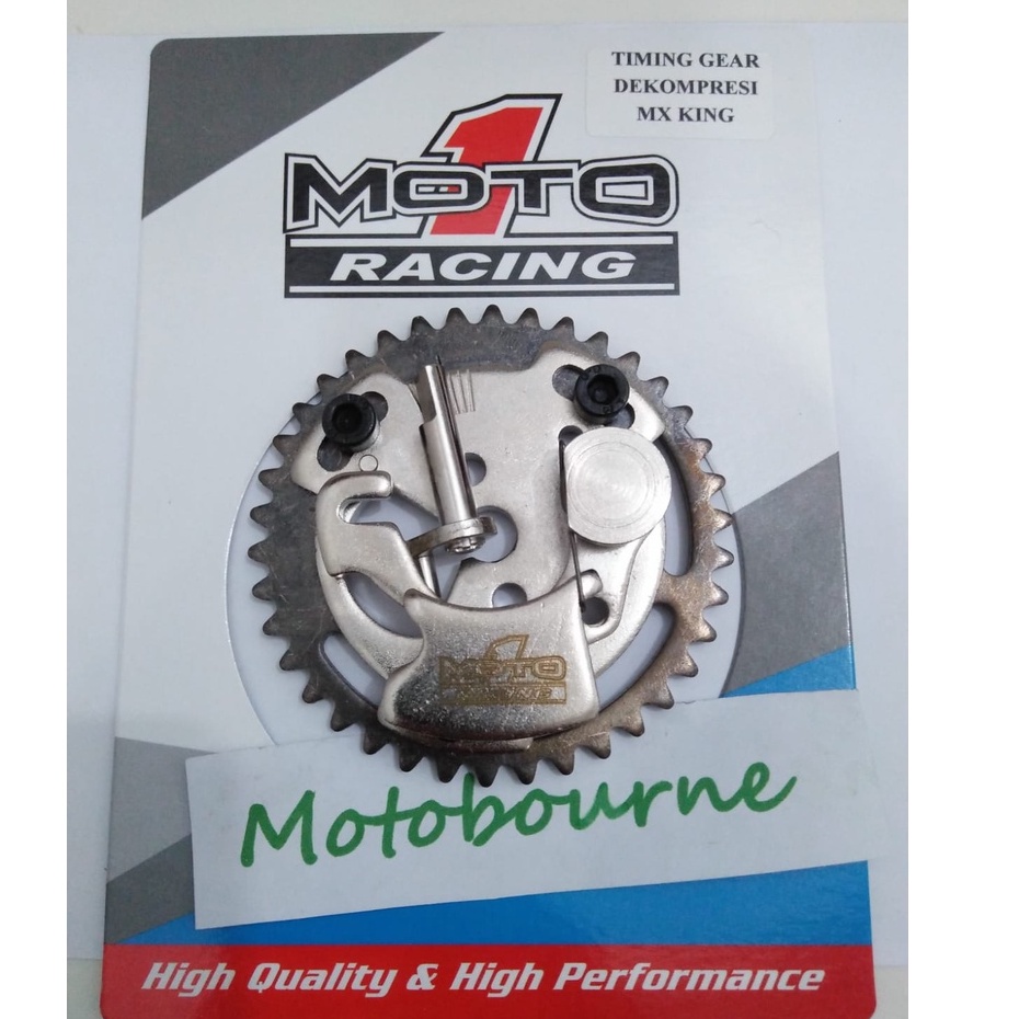 Jual Timing gear Moto1 Gigi sentrik timing geser gear gir Dekompresi MX King Moto1 Racing ...
