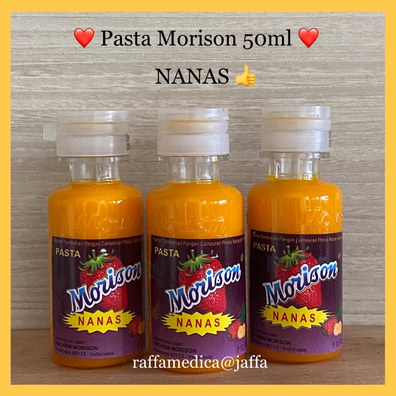 Jual MORISON 50ml NANAS - Pasta Perisa JAFFA MART | Shopee Indonesia