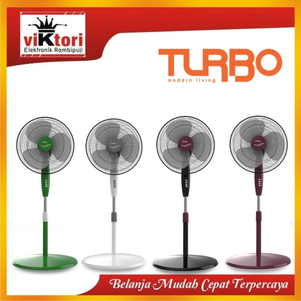 Jual TURBO STANDING FAN CFR3030 / KIPAS ANGIN BERDIRI TURBO / STAND FAN ...