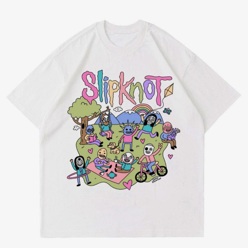 Jual KAOS SLIPKNOT | T-SHIRT BAJU BAND METAL | KAOS METAL | KAOS ...