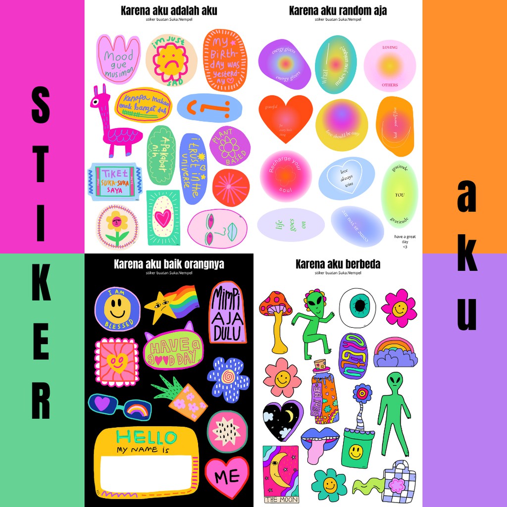 Jual AKU series (sticker) | Shopee Indonesia