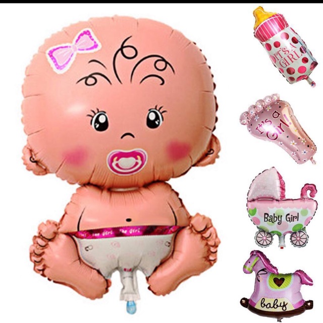 Jual Paket Set balon baby shower ukuran mini isi 5pcs | Shopee Indonesia