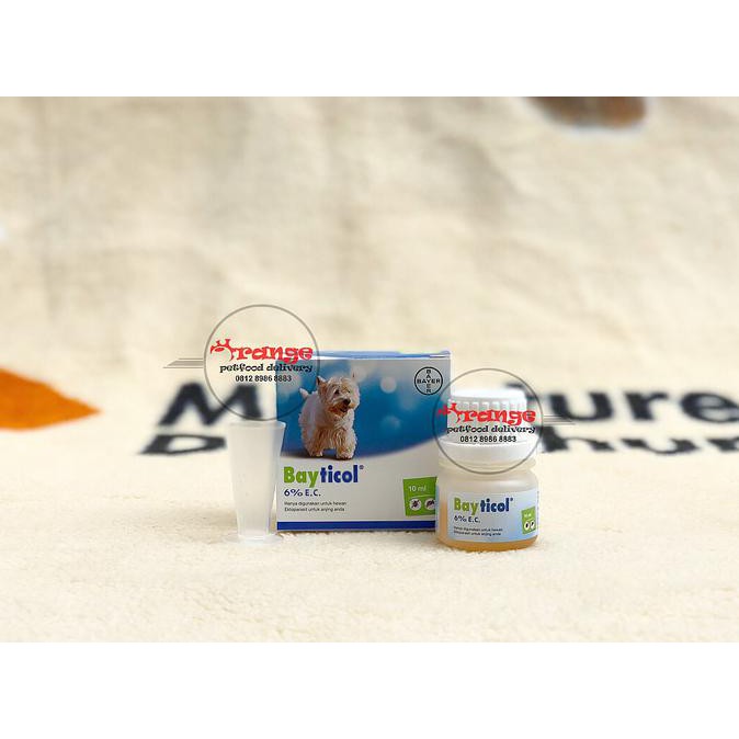 Jual bayticol 10 ml obat kutu anjing -Original | Shopee Indonesia