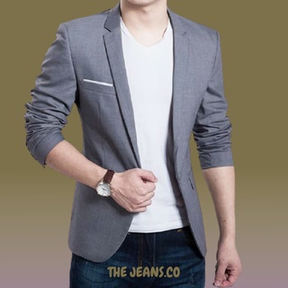 Jual Jas Pria Korean style Premium/ Blazer Cowok Remaja Kekiniaan/ Jas ...