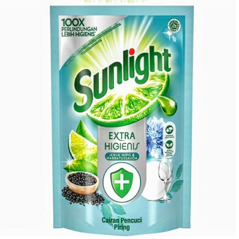 Jual SUNLIGHT Jeruk Nipis Extra Higienis Sabun Cuci Piring Refill Pouch 650 Ml Murah | Shopee ...