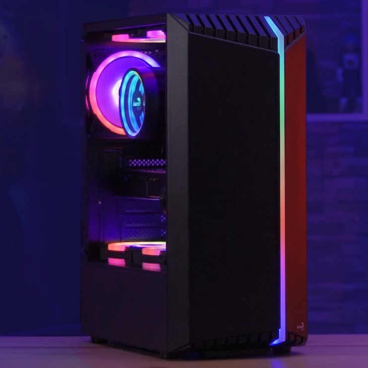 Jual AEROCOOL BIONIC RGB MID TOWER TEMPERED GLASS PC CASE GAMING ...