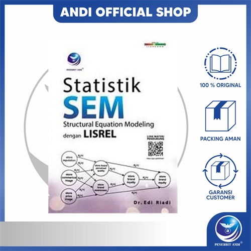 Jual Penerbit Andi - Statistik SEM - Structural Equation Modeling dengan Lisrel - Dr. Edi Riadi ...