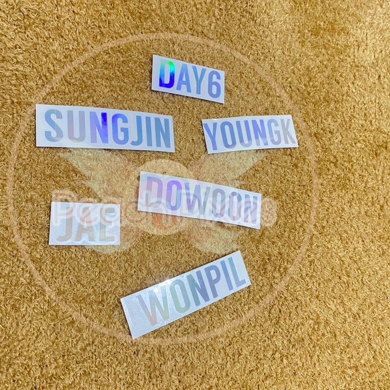 Jual Stiker sticker kpop murah DAY6 jae sungjin dowoon wonpil youngk ...