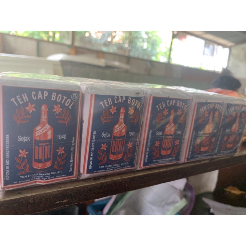 Jual PROMOOOO MAANTAAAPPP Teh Cap Botol biru 40 gr x 10 pcs | Shopee ...