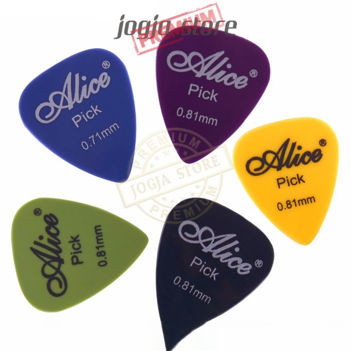 Jual Set Pick Gitar Akustik 12 Pcs Alice Guitar Pick 0.58mm, 0.71mm, 0 ...