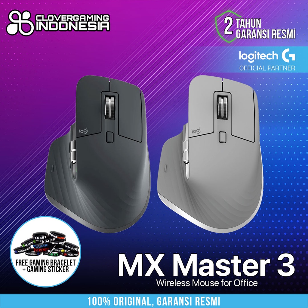 Jual Logitech Mx Master 3 Wireless Bluetooth Mouse Mx Master3 Shopee