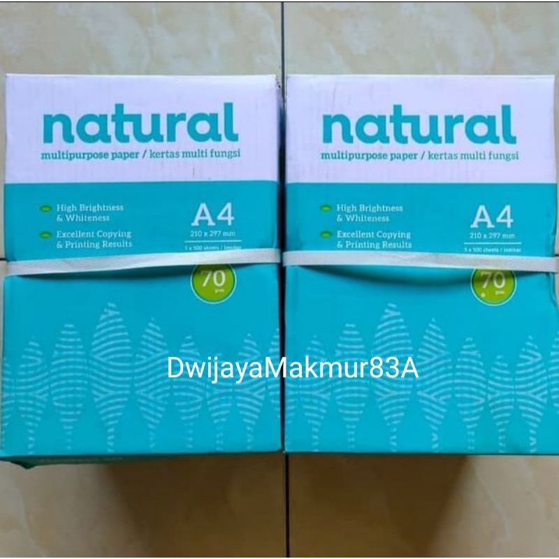 Jual Kertas A4 Natural 70Gsm | Shopee Indonesia