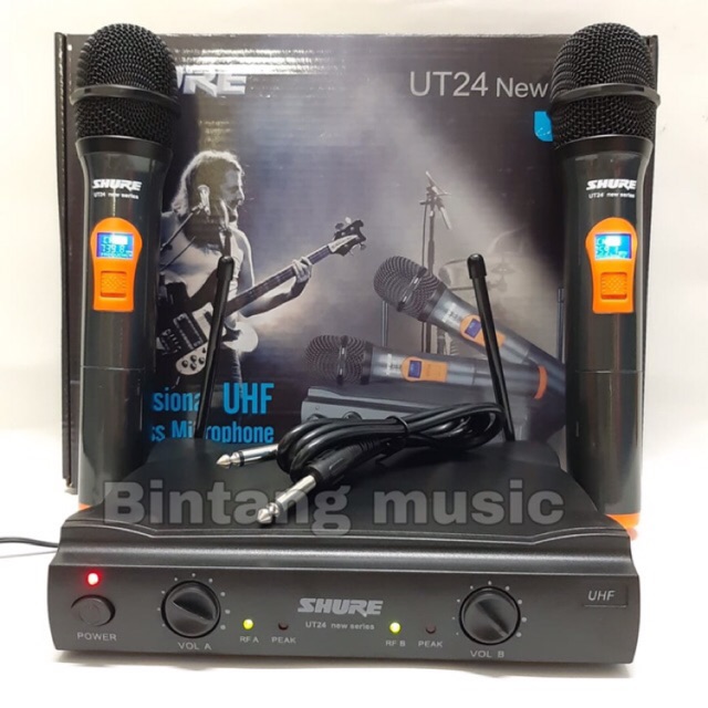 Jual Mic Wireless Shure UT 24 X Handheld / mic shure Ut24x / Ut 24x ...