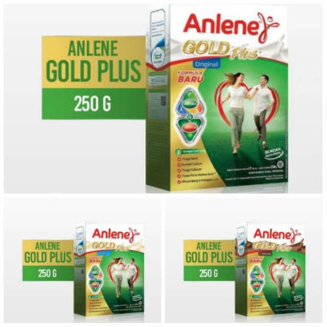 Jual ANLENE GOLD PLUS/GOLD 5X 240gr/250gr | Shopee Indonesia