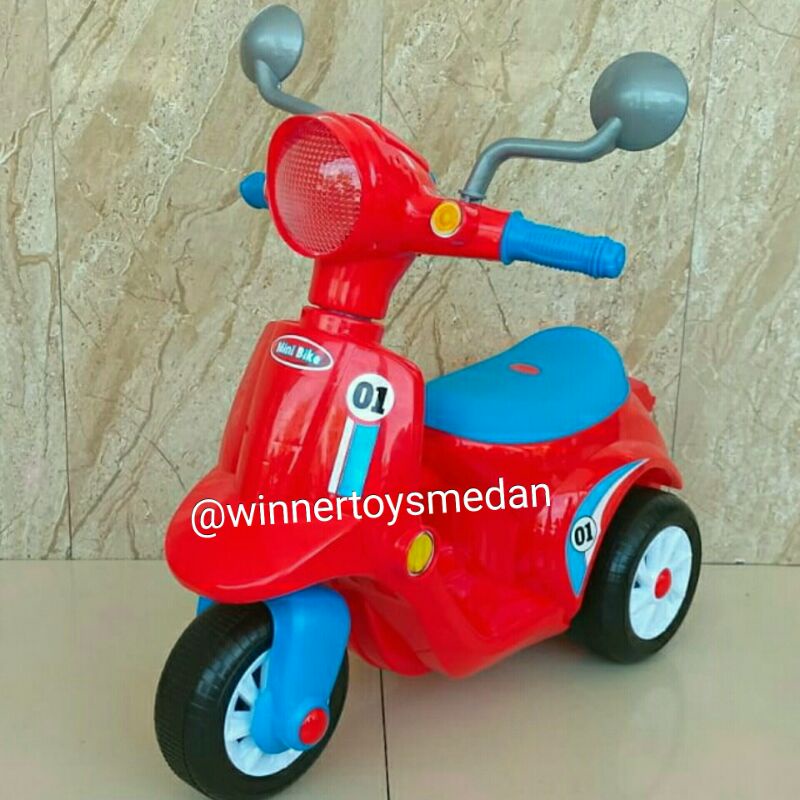 Jual Vespa Mini Bike Shp 691 MB 691 / Ride on Shp691 | Shopee Indonesia