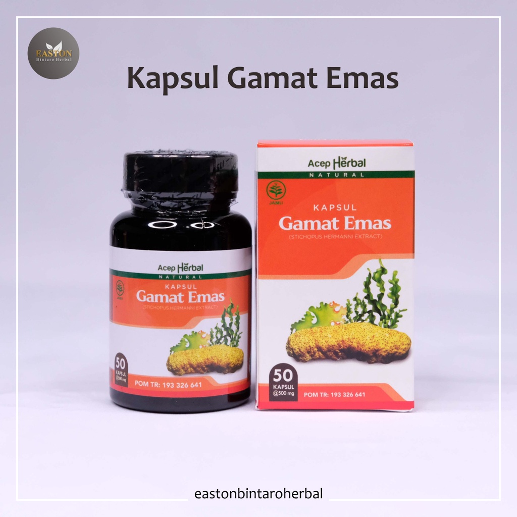 Jual KAPSUL GAMAT EMAS Ekstrak Teripang Laut | Shopee Indonesia