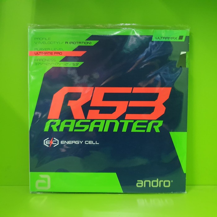 Jual andro rasanter r53 ultramax rubber karet ping pong | Shopee Indonesia