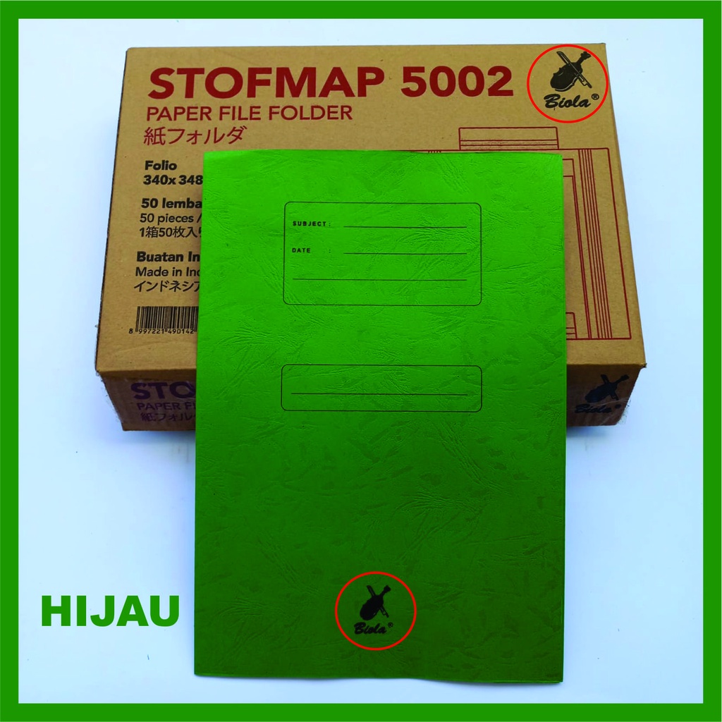Jual STOP MAP BUFFALO / STOP MAP KERTAS UKURAN 24 X 34 cm / 1PAK ISI 50 ...