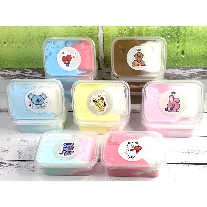 Jual slime tofu bt21 200ml.tepak | Shopee Indonesia
