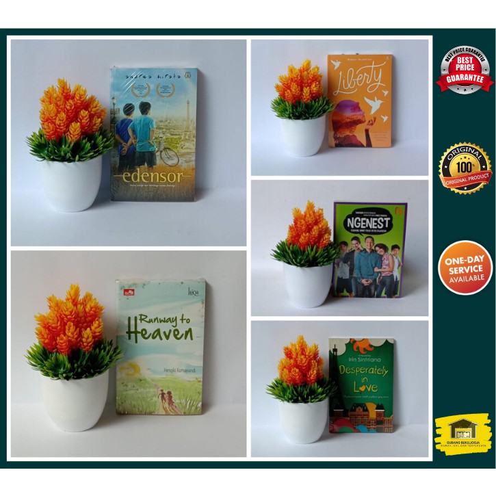 Jual PAKET 5 BUKU Novel Edensor - Andrea Hirata | Shopee Indonesia
