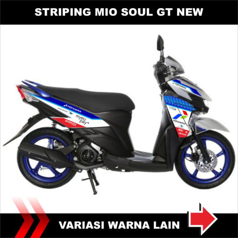 Jual Decak stiker striping yamaha mio soul gt new / STRIPING VARIASI ...