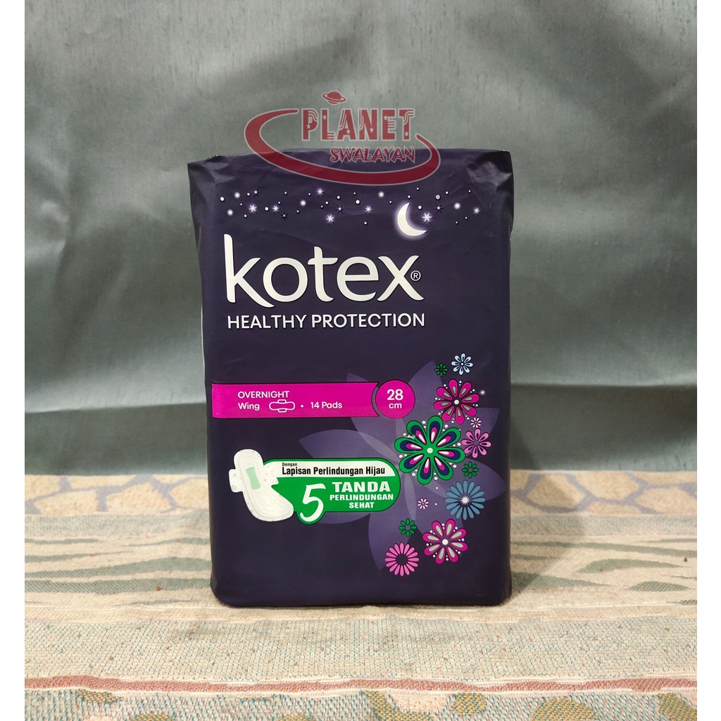 Jual KOTEX HEALTHY PROTECTION OVERNIGHT WING 14 PADS | Shopee Indonesia
