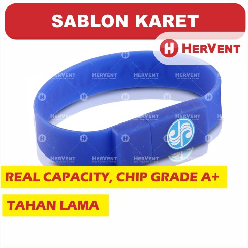 Jual Cetak Gambar / Logo Flashdisk Gelang - SABLON SILIKON FLASHDISK ...