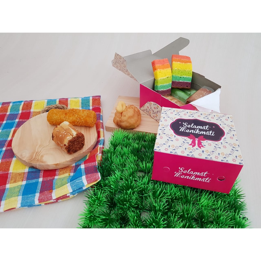 Jual 10 PCS Dus Kue ukuran 12x16, Dus snack ukuran 12x16 | Shopee Indonesia