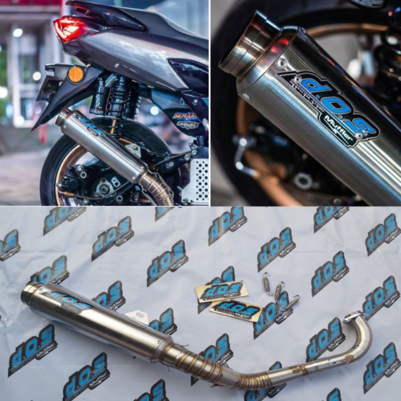 Jual Knalpot Dos Muffler Original Nmax new Dan Aerox new Connected ...
