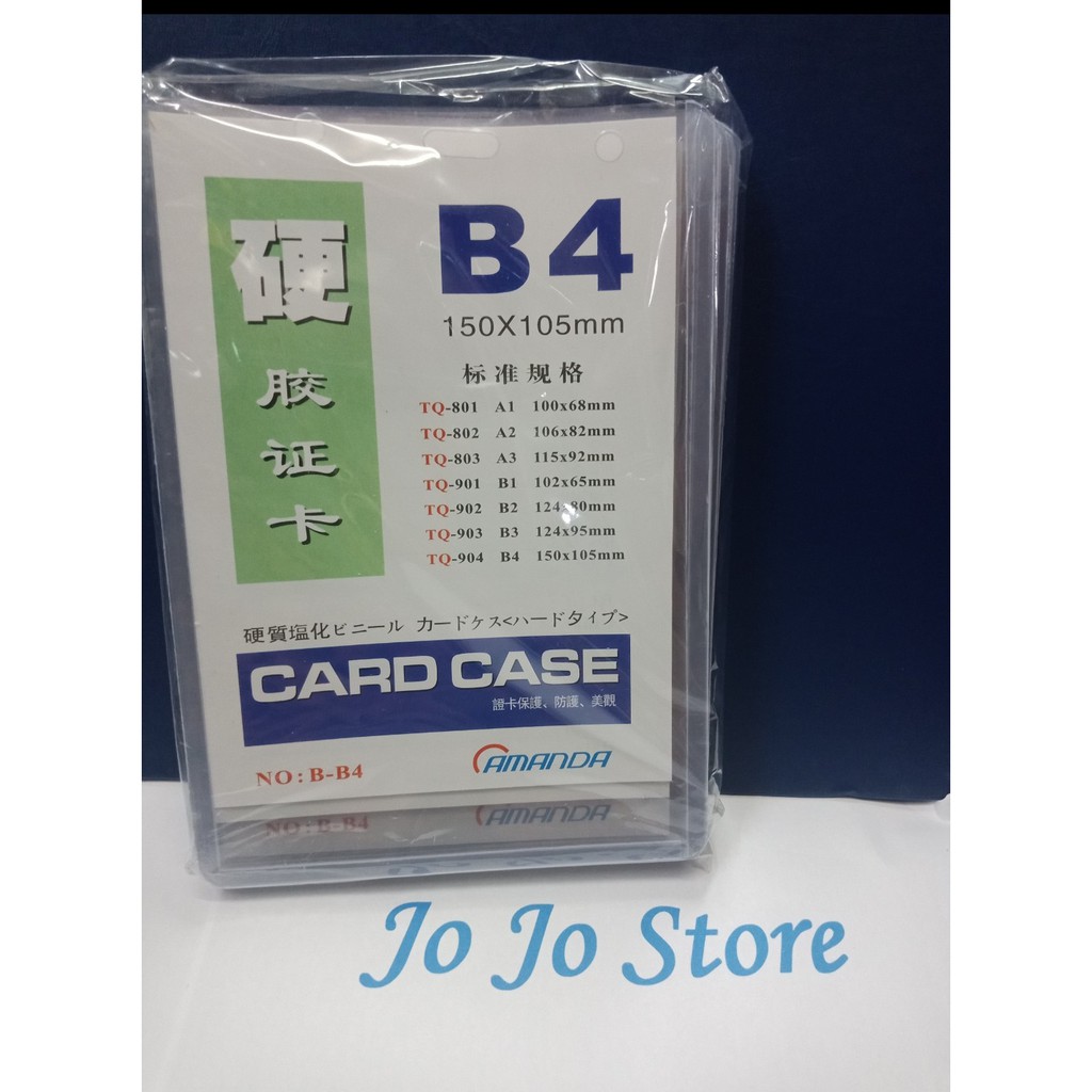 Jual Plastik ID Card B4 /Card Case B4 | Shopee Indonesia