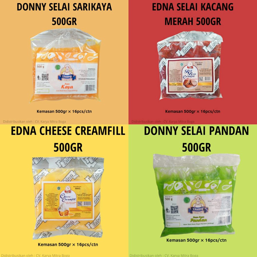 Jual EDNA/DONNY Selai/Isian 500gr | Shopee Indonesia