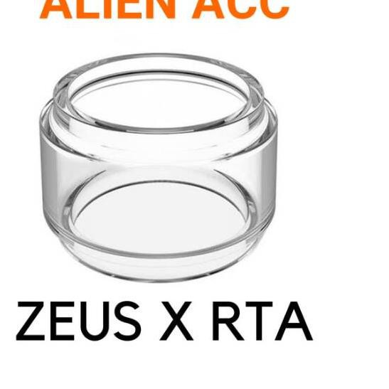 Jual Depan Authentic Zeus X RTA Bubble Fat Glass Cembung Replacement ...