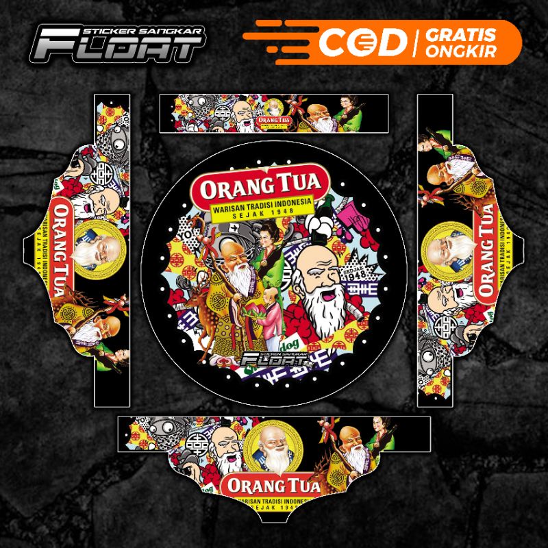 Jual STIKER DECAL SANGKAR TEBOK LOVEBIRD UNIVERSAL MOTIF OT BARU ...