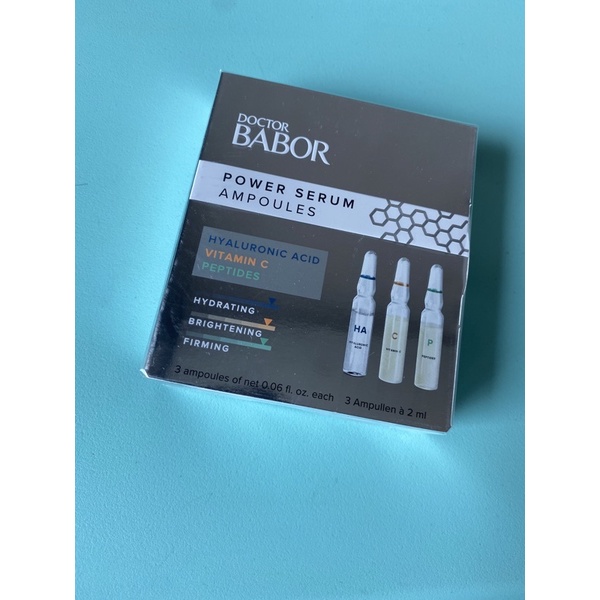 Jual Doctor Babor Power Serum Ampoule 3x2ml (Hyaluronic Acid, Vitamin C, Peptides) | Shopee ...