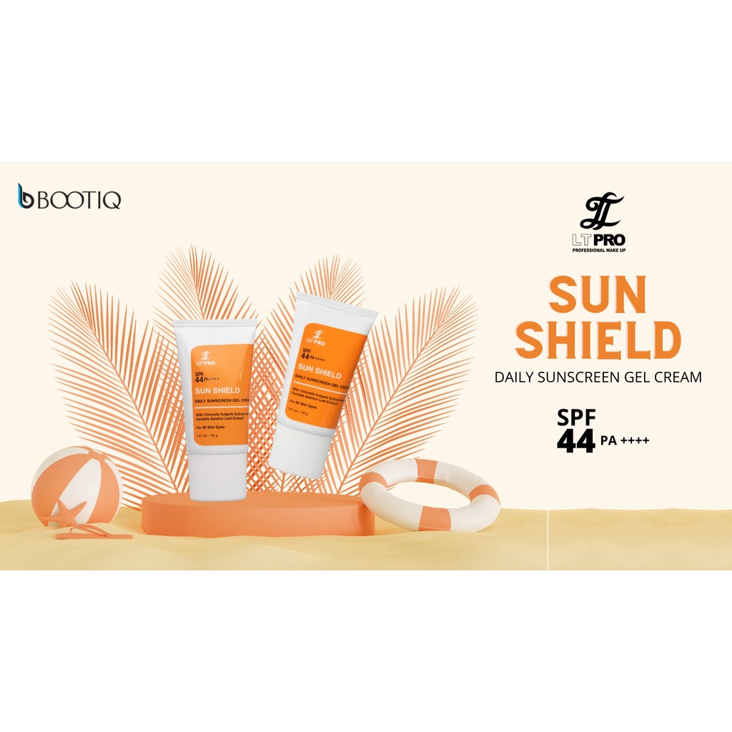 Jual LT Pro Sun Shield Daily Sunscreen Gel Cream SPF 44 - 40g | Shopee ...