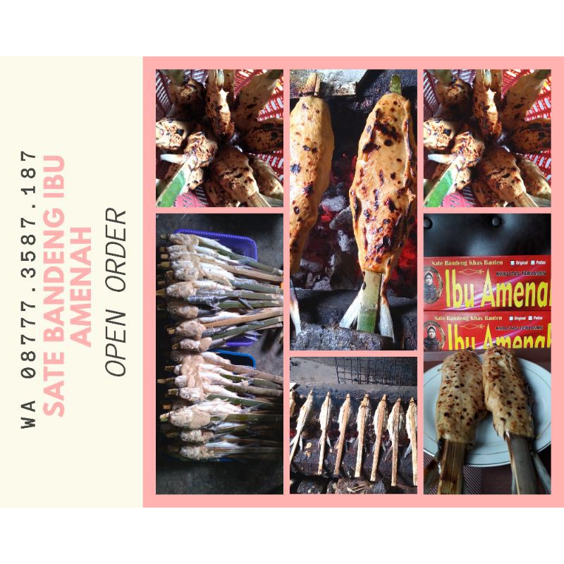 Jual Sate Bandeng Serang banten Murah Ibu Amenah ukuran Besar | Shopee ...