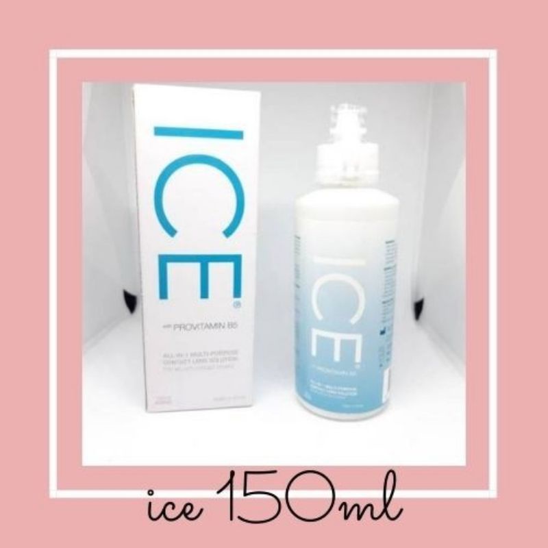 Jual Cairan Softlens ICE 150ml / cairan pembersih soflen Ice 150ml with ...