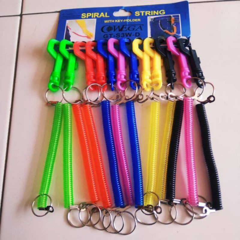 Jual GANTUNGAN KUNCI SPIRAL GANTUNGAN KUNCI MOTOR PRAKTIS, GANTUNGAN ...